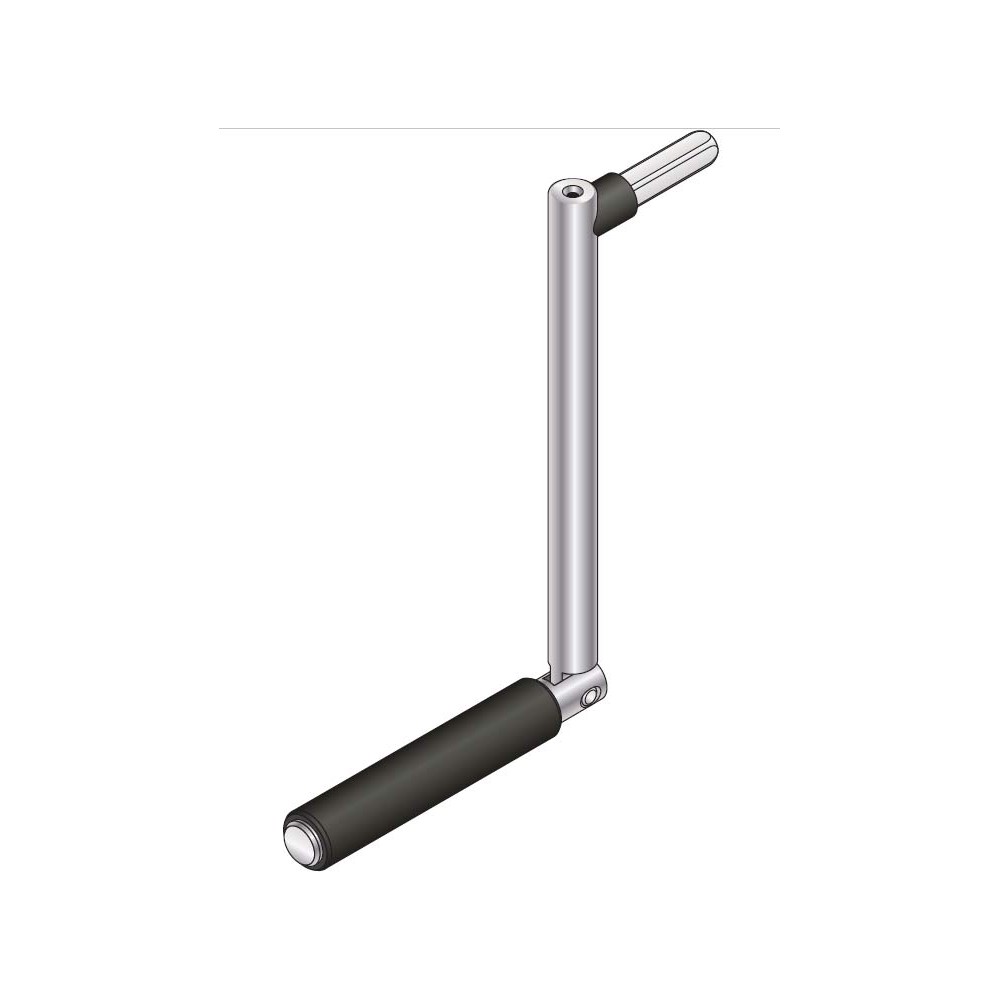 Manivelle pour treuil à cordon en carré de 8mm - 100% Volet Roulant