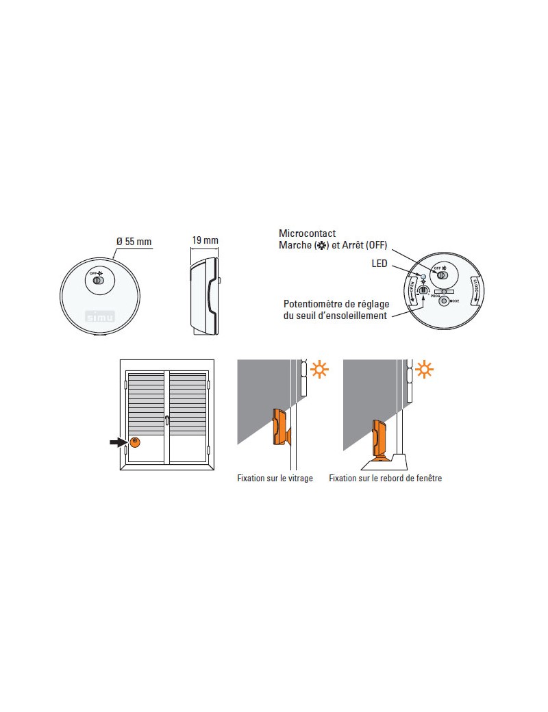 Télécommandes Simu - 100% Volet Roulant